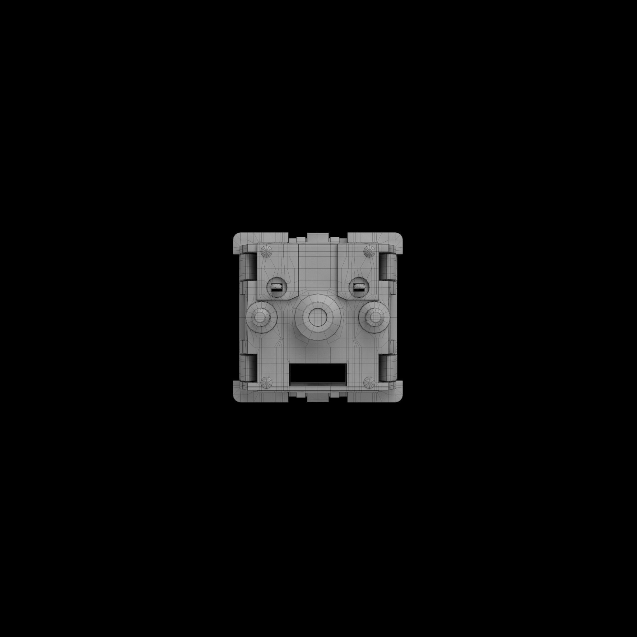 Cherry MX switches keyboard keys 3D model | CGTrader