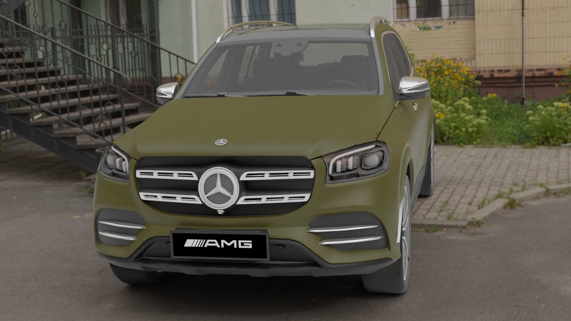 Mercedes-Benz S-GLS 580 AMG 3D model 3D model | CGTrader