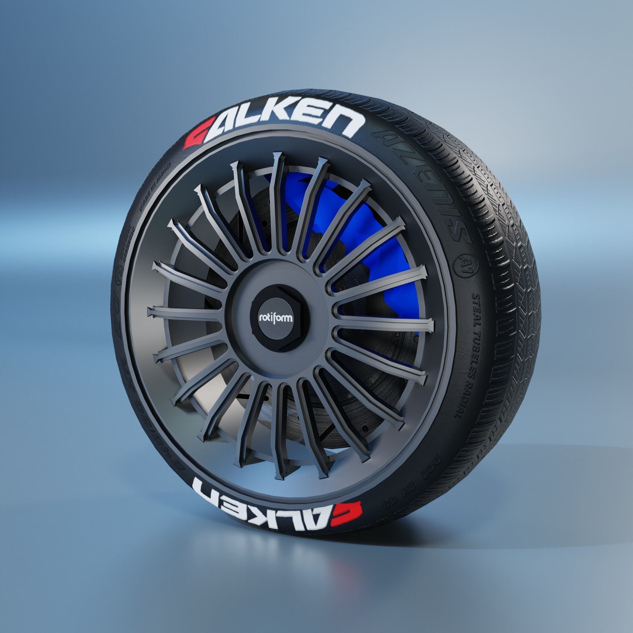 3D model Rotiform Buc-M Racing Wheel VR / AR / low-poly | CGTrader
