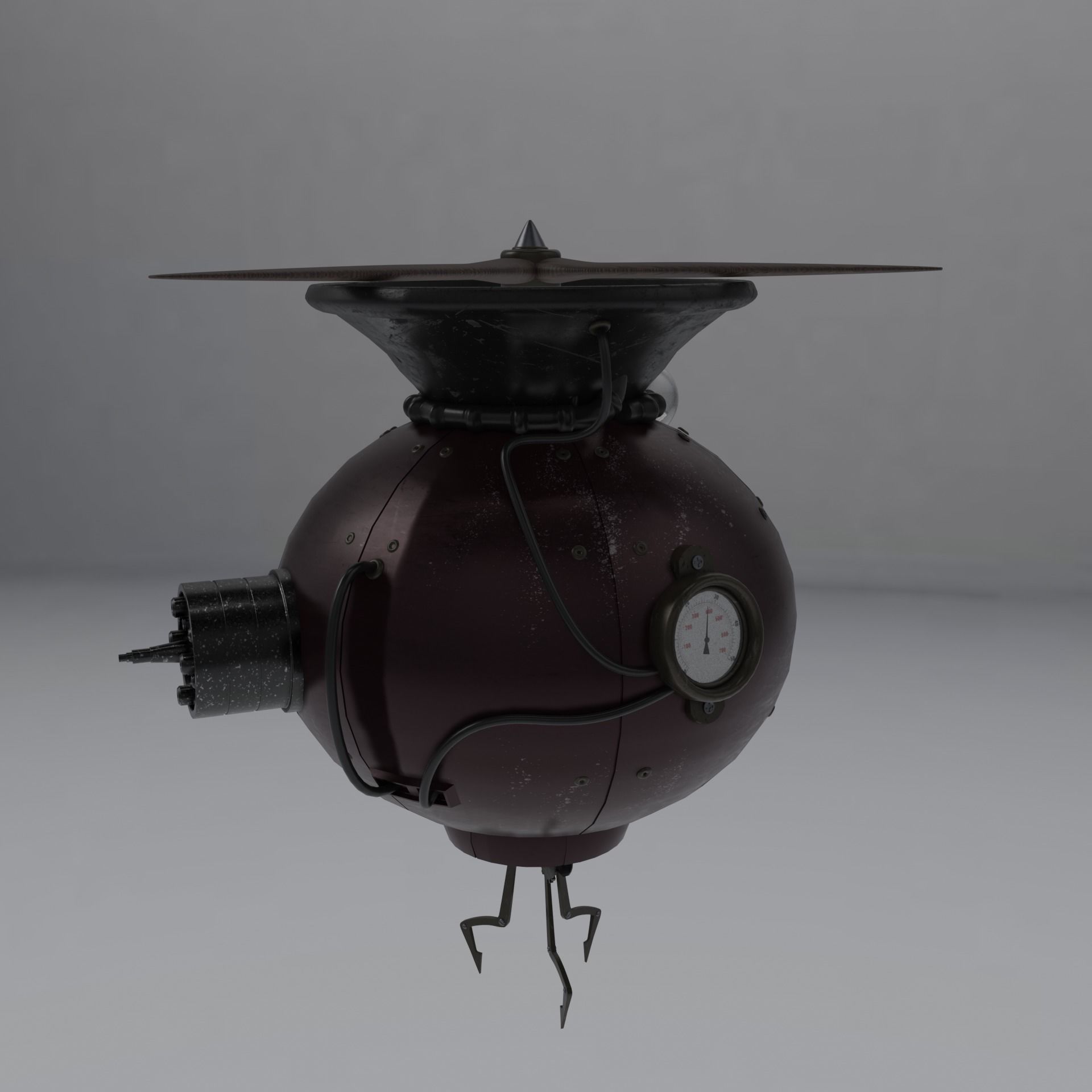 Drone Steampunk 3D model | CGTrader