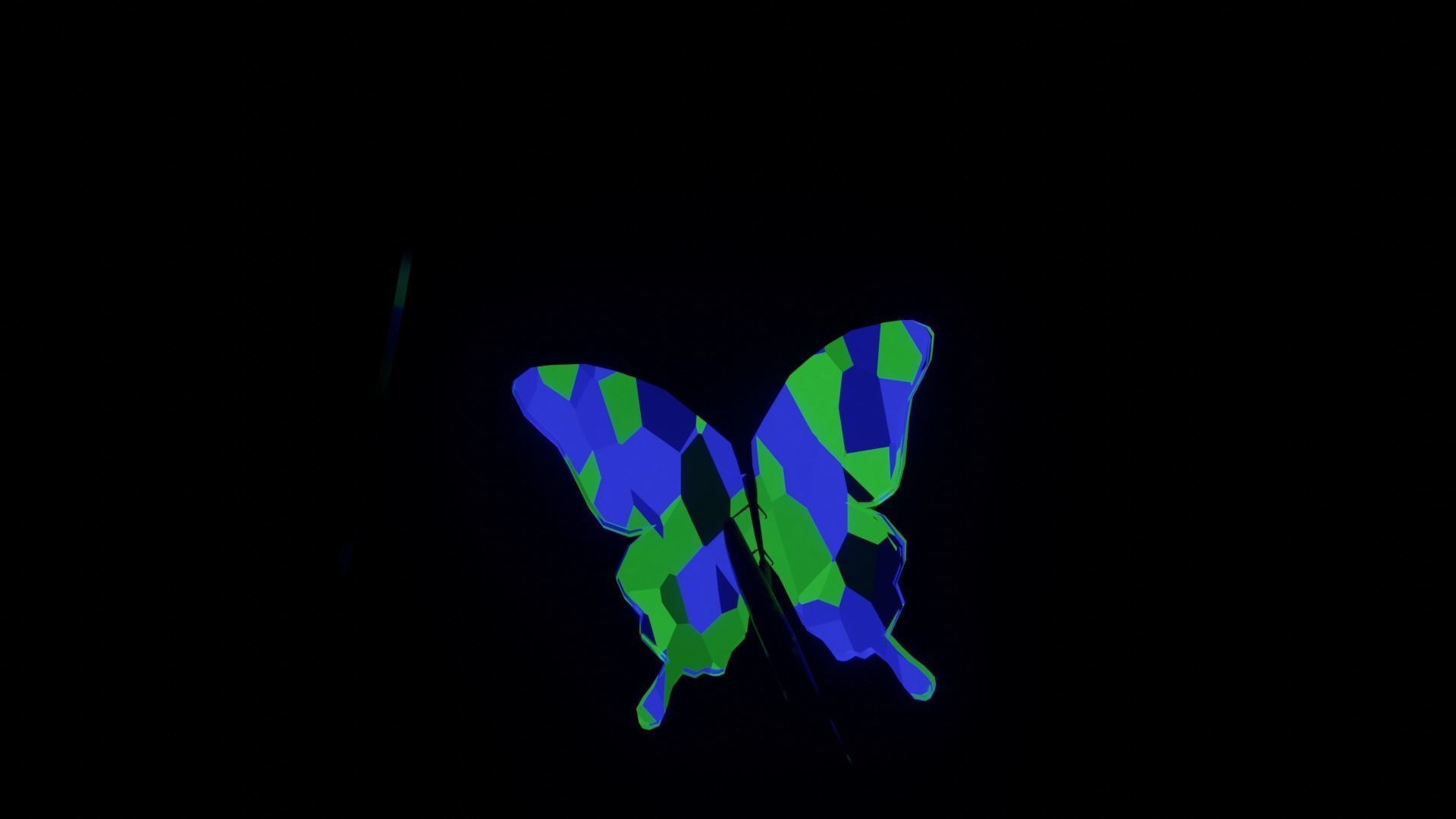 3D model Fly Butterfly VR / AR / low-poly | CGTrader