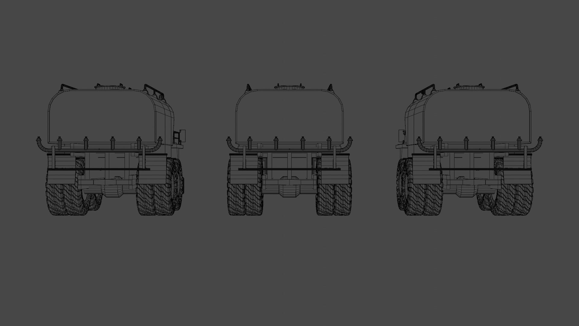Open Pit Water Truck 3D model | CGTrader