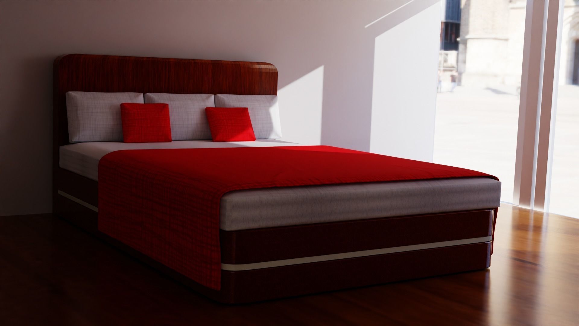 MODERN BED 3d Model free 3D model | CGTrader