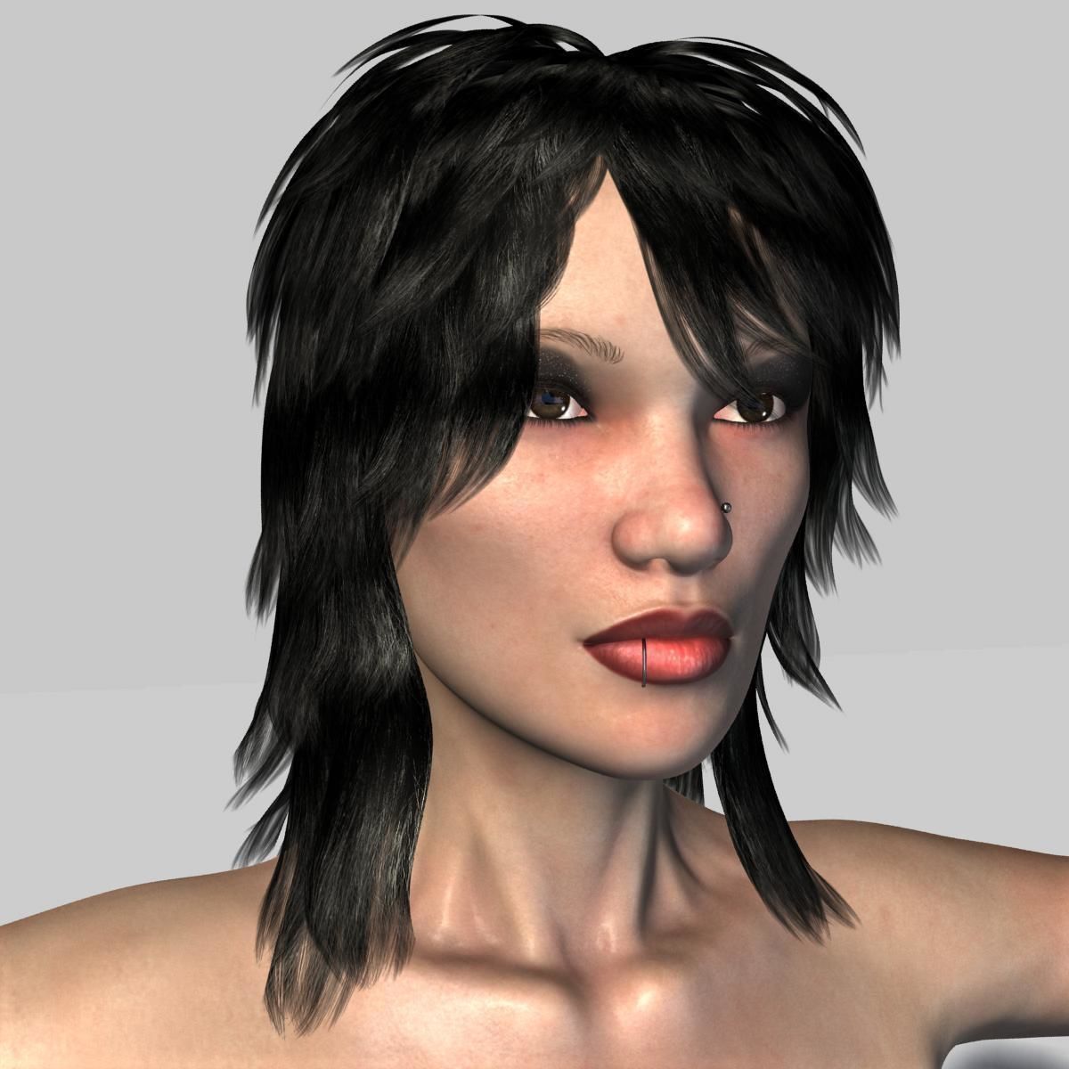 Chandra Female Character v1 3D model | CGTrader