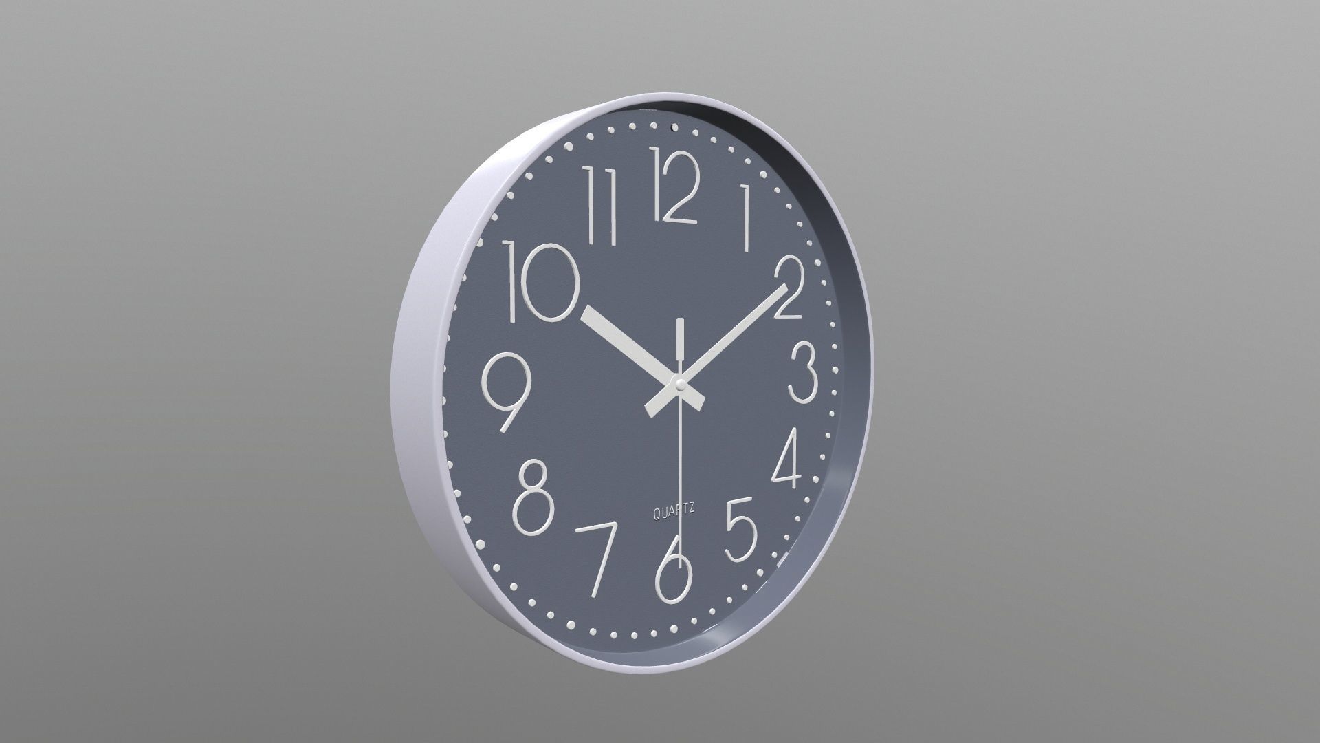 Analog Digital Wall Clock 3D model | CGTrader