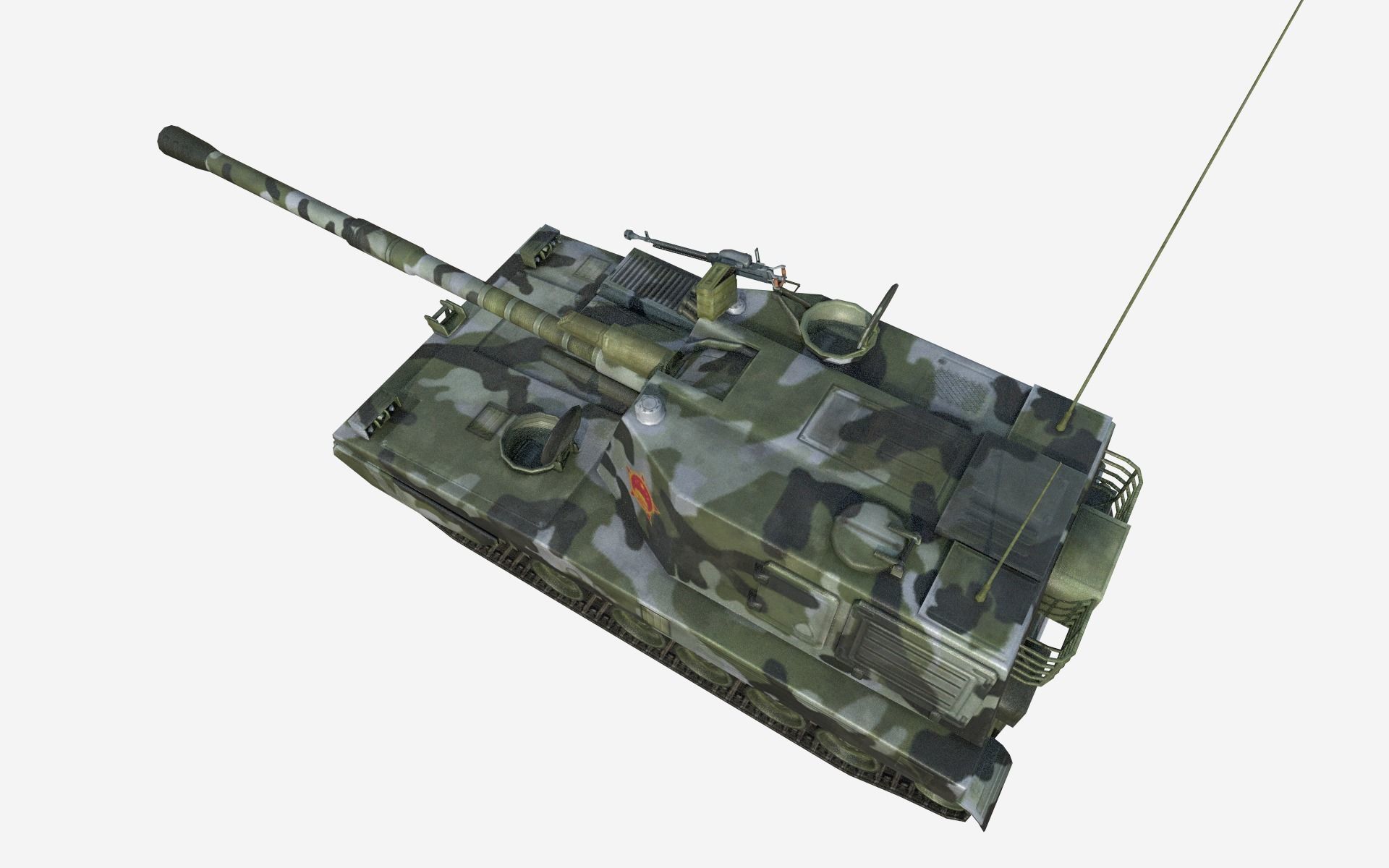 Tempered Hammer PLZ-05 free VR / AR / low-poly 3D model | CGTrader