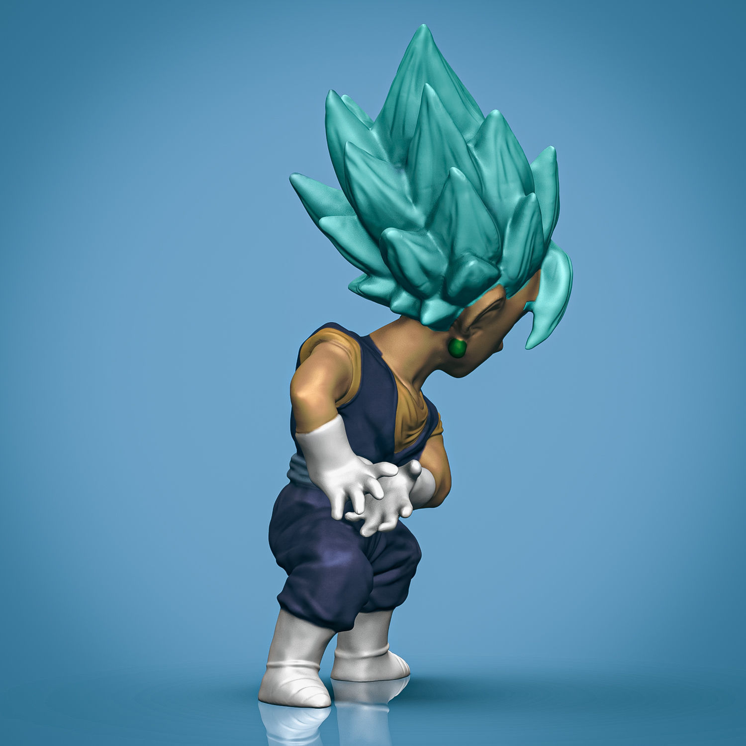 Vegito Dragon Ball 3D Printable free 3D model 3D printable | CGTrader