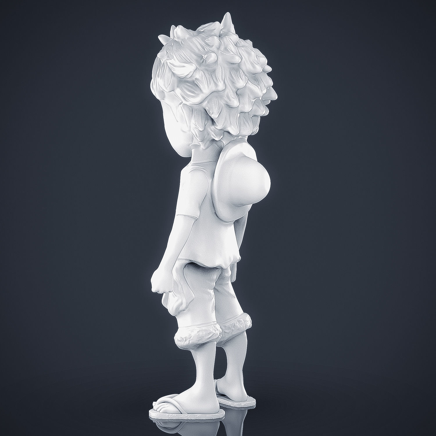 Luffy One Piece 3D Printable free 3D model 3D printable | CGTrader