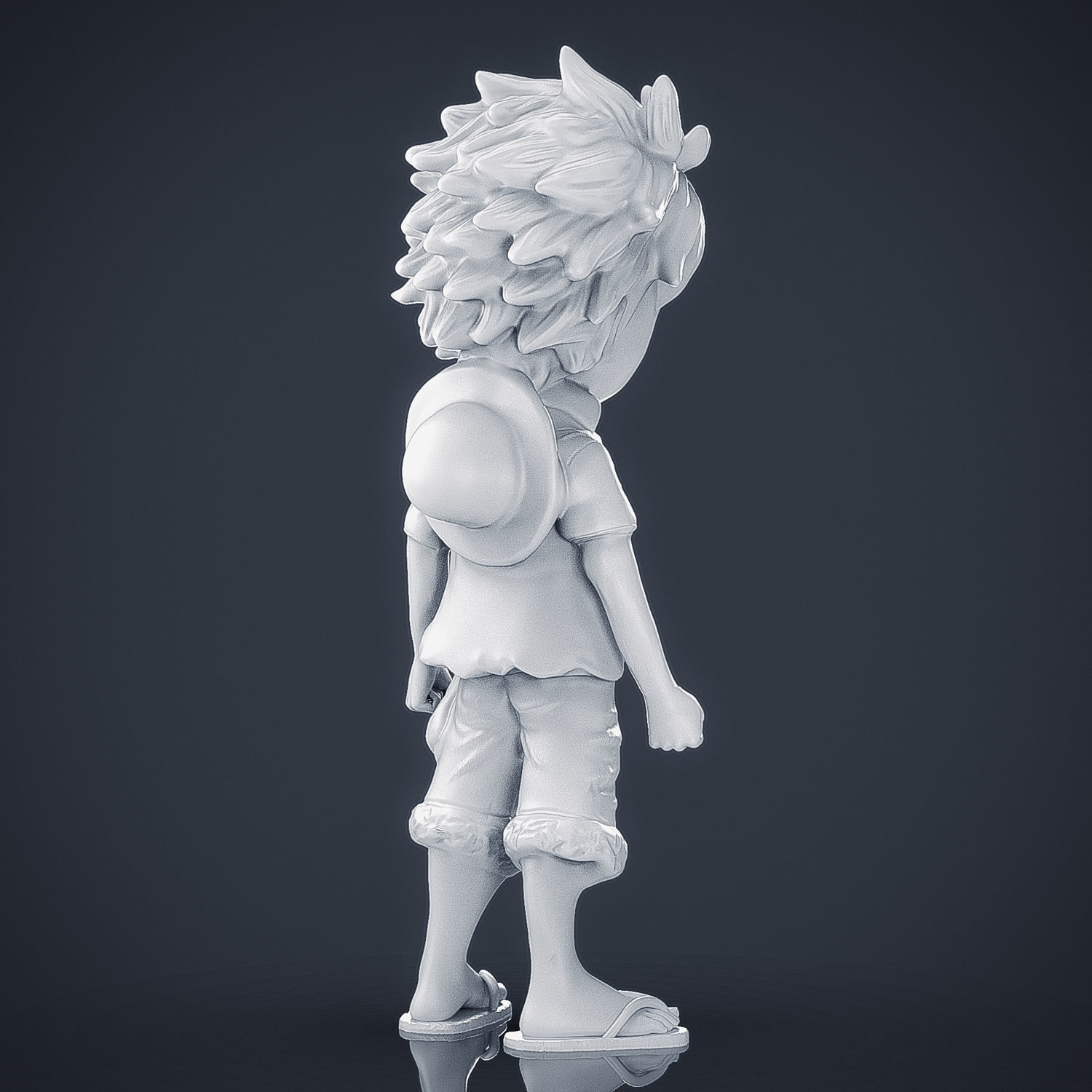 Luffy One Piece 3D Printable free 3D model 3D printable | CGTrader
