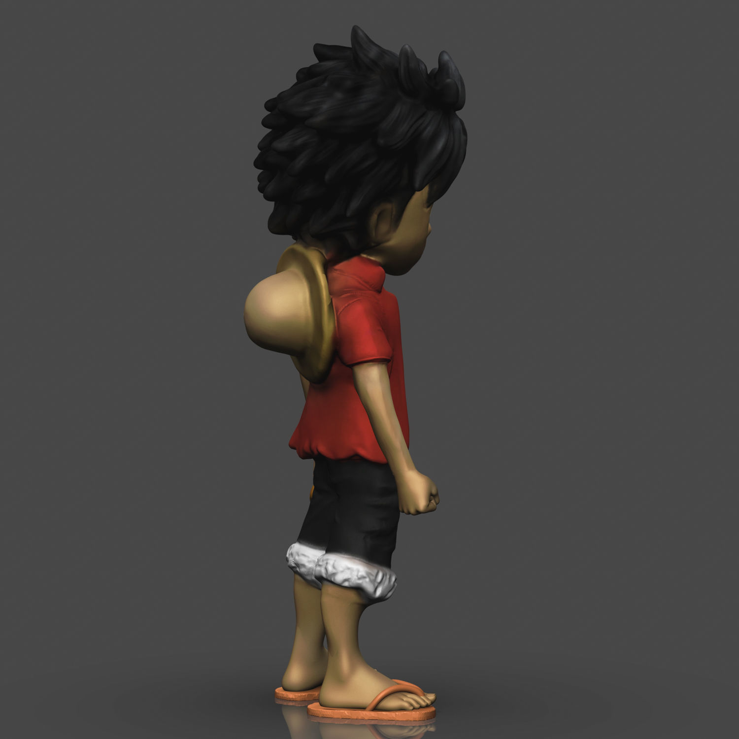 Luffy One Piece 3D Printable free 3D model 3D printable | CGTrader