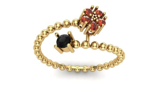 Antique ladies ring 3D model 3D printable | CGTrader