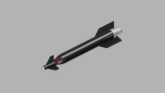 Missile 3D model | CGTrader