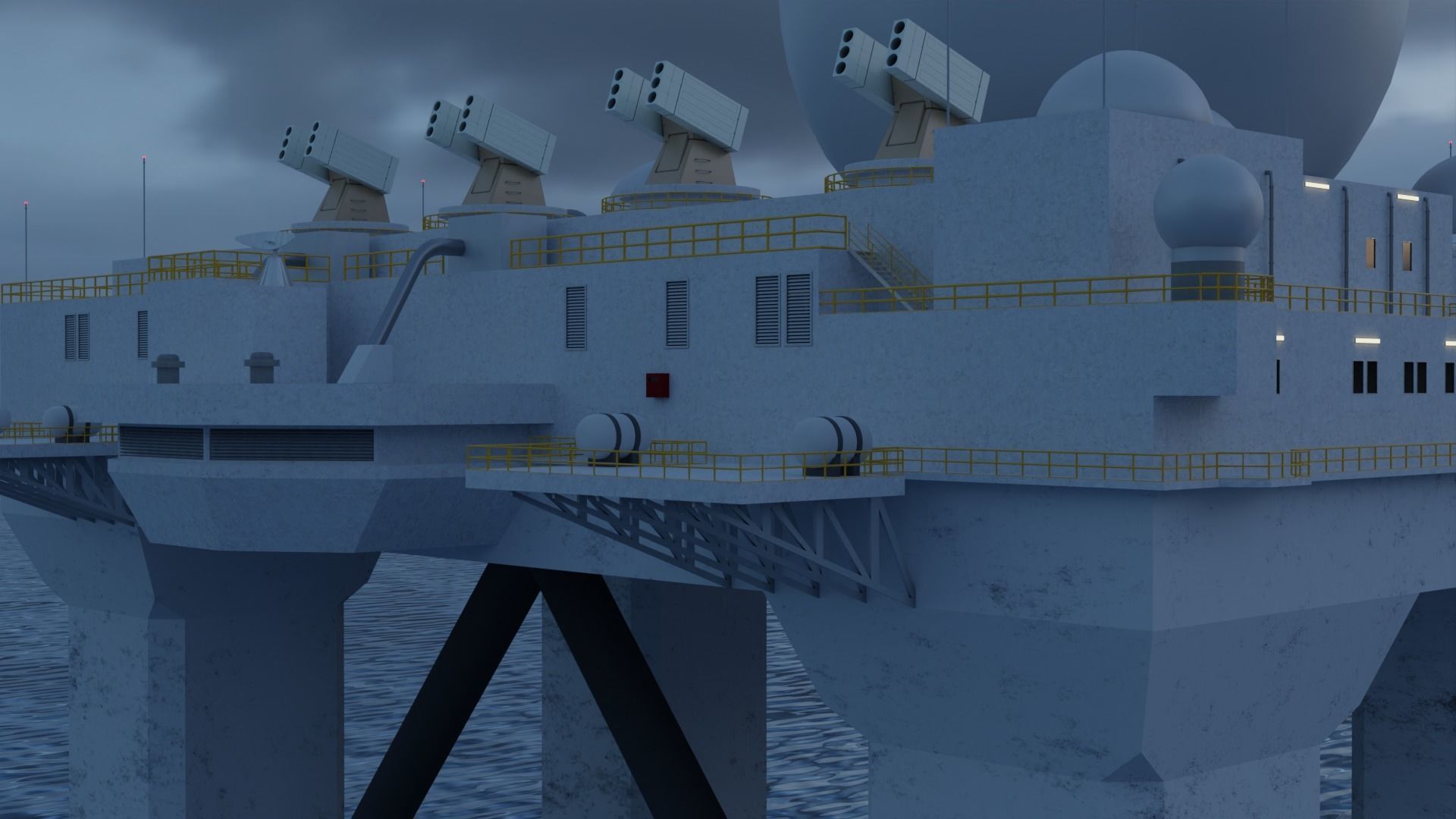 Radar SBX-1 3D model | CGTrader