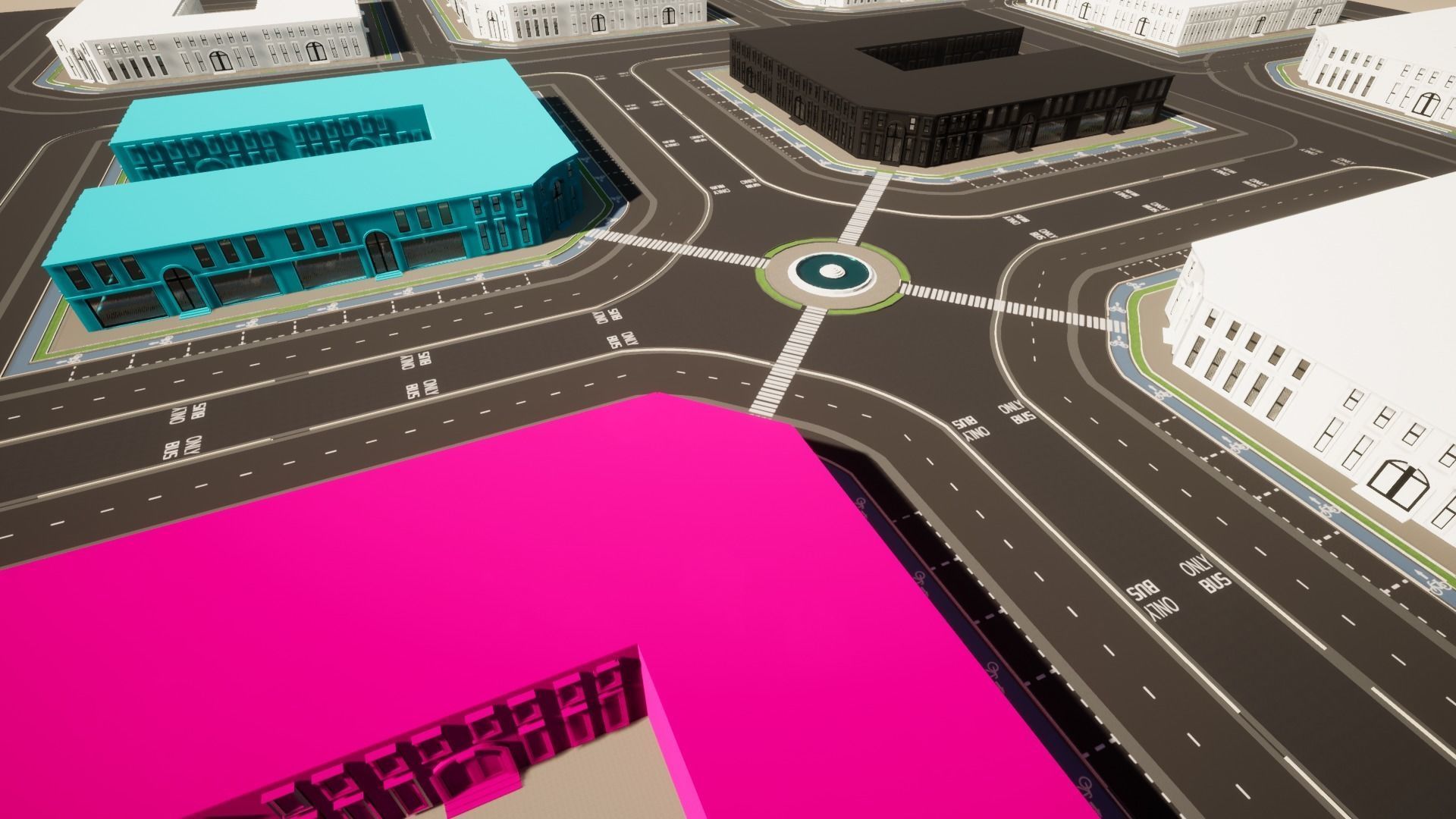 3D model metaverse city VR / AR / low-poly | CGTrader