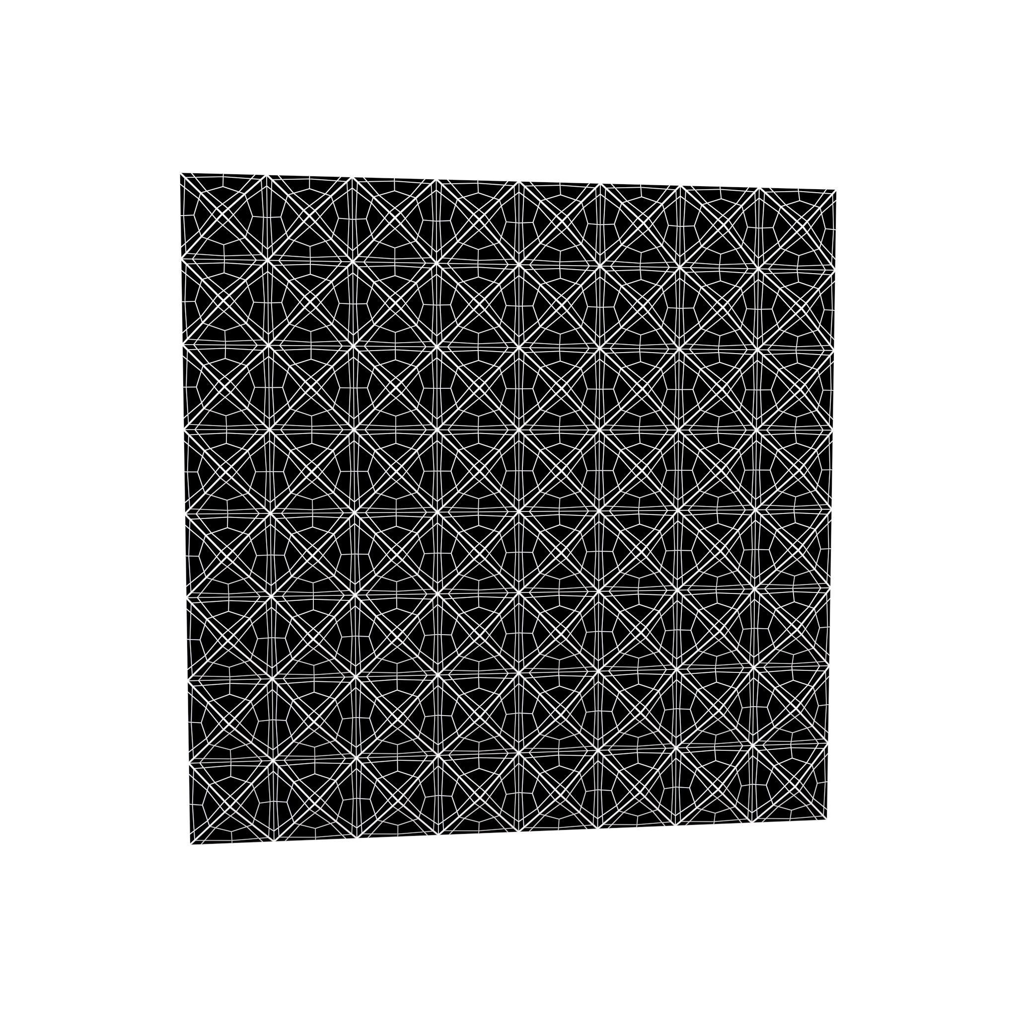 3D model Triangle Grid Pattern Wall Panel V1 002 VR / AR / low-poly ...