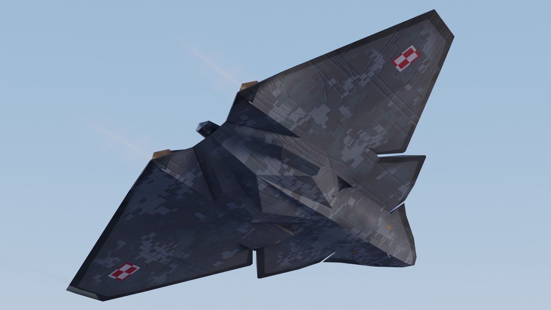 3D model Lockheed NGAD prime concept fighter VR / AR / low-poly | CGTrader