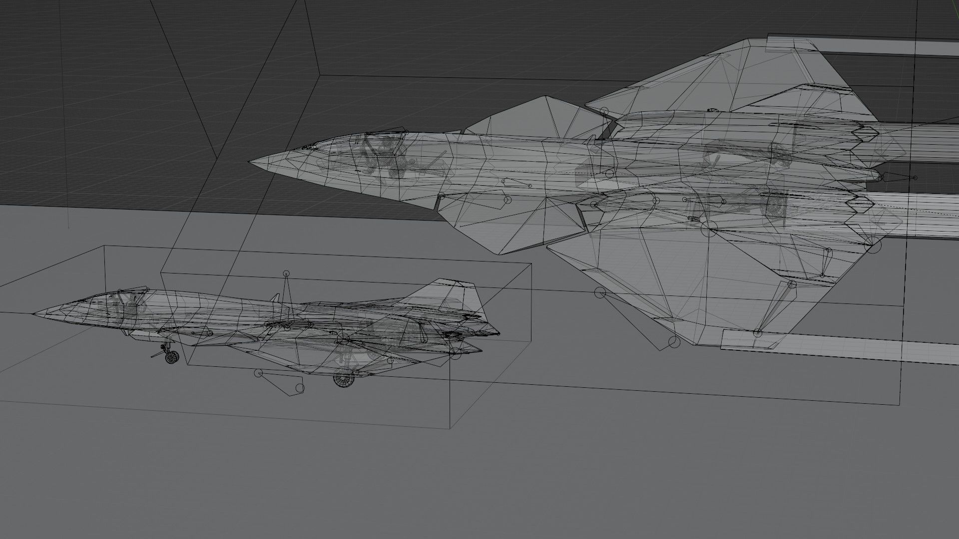 3D model Lockheed NGAD prime concept fighter VR / AR / low-poly | CGTrader