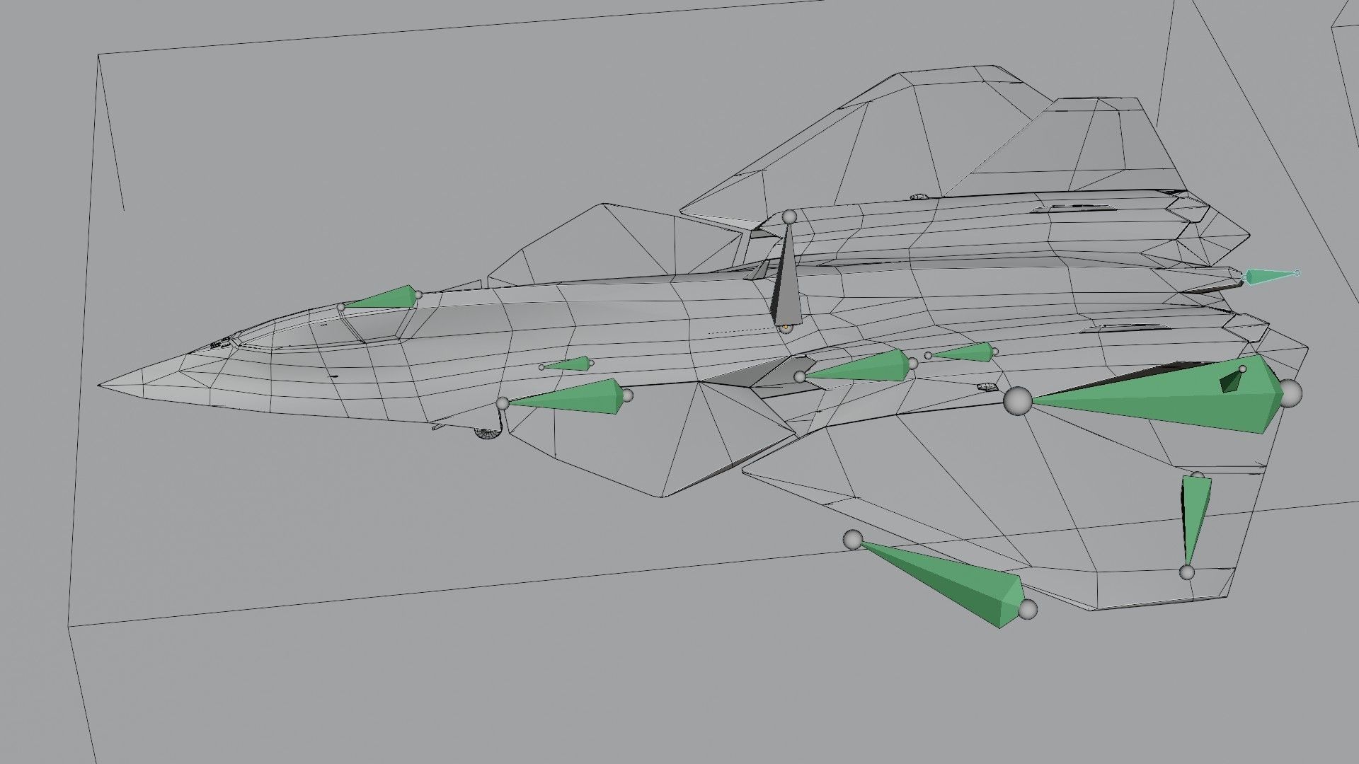 3D model Lockheed NGAD prime concept fighter VR / AR / low-poly | CGTrader