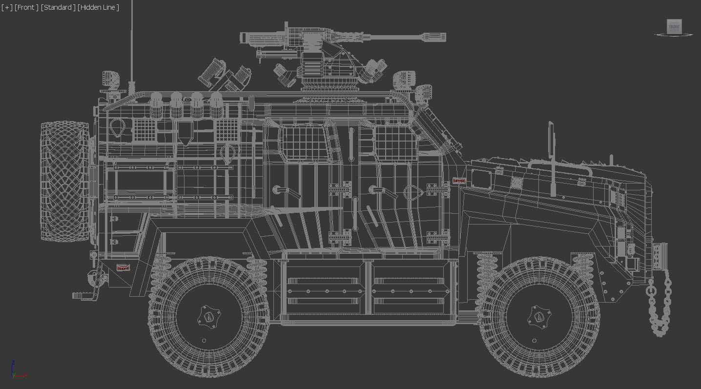 Armored military suv 3D model | CGTrader