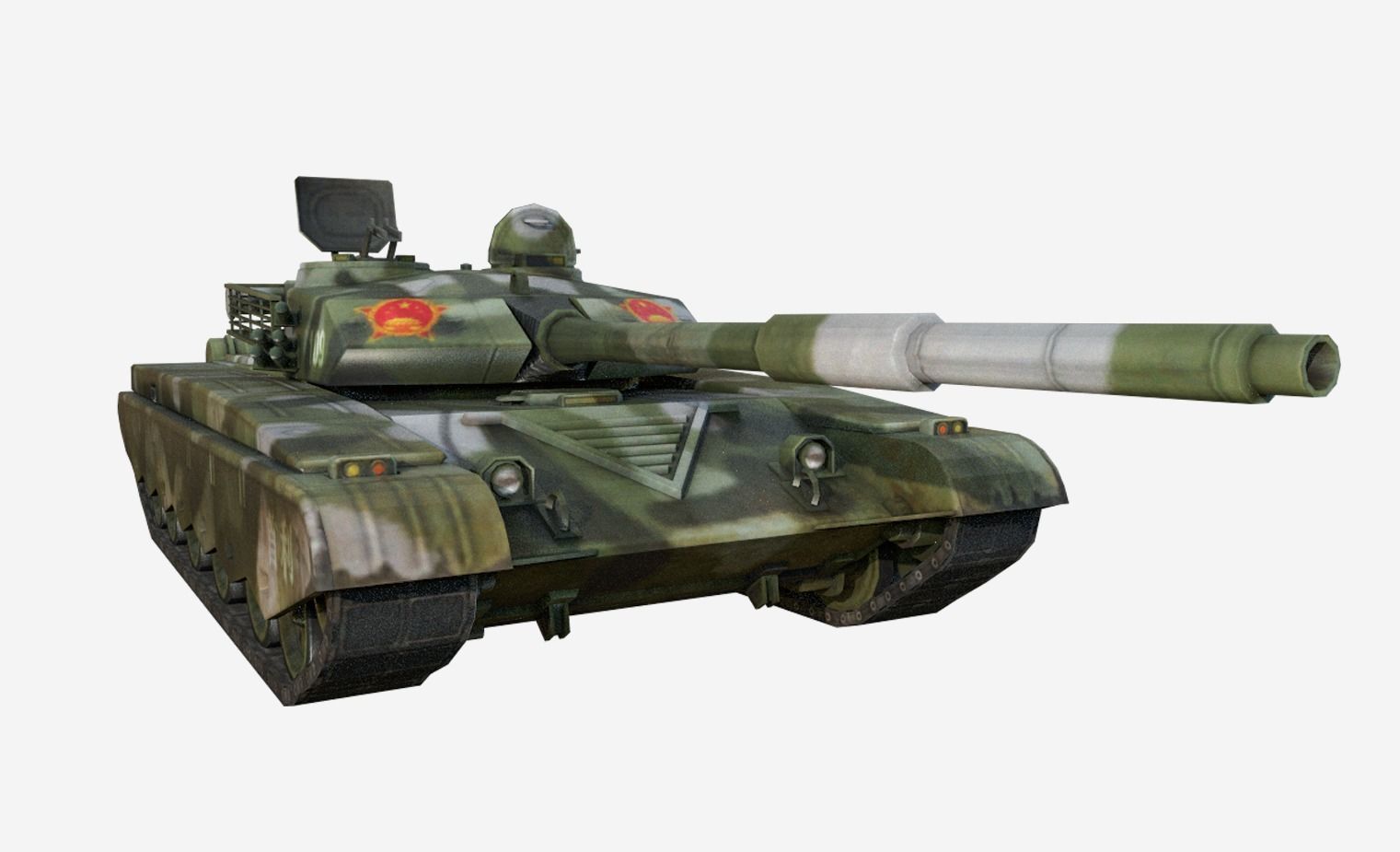 Iron Mountain Type-99 MBT free VR / AR / low-poly 3D model | CGTrader
