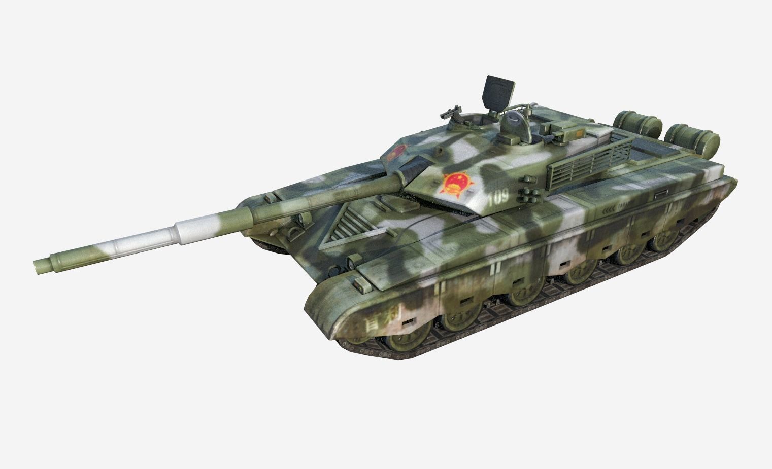Iron Mountain Type-99 MBT free VR / AR / low-poly 3D model | CGTrader