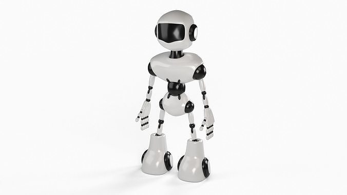 Robot rigged 3D model 3D model | CGTrader