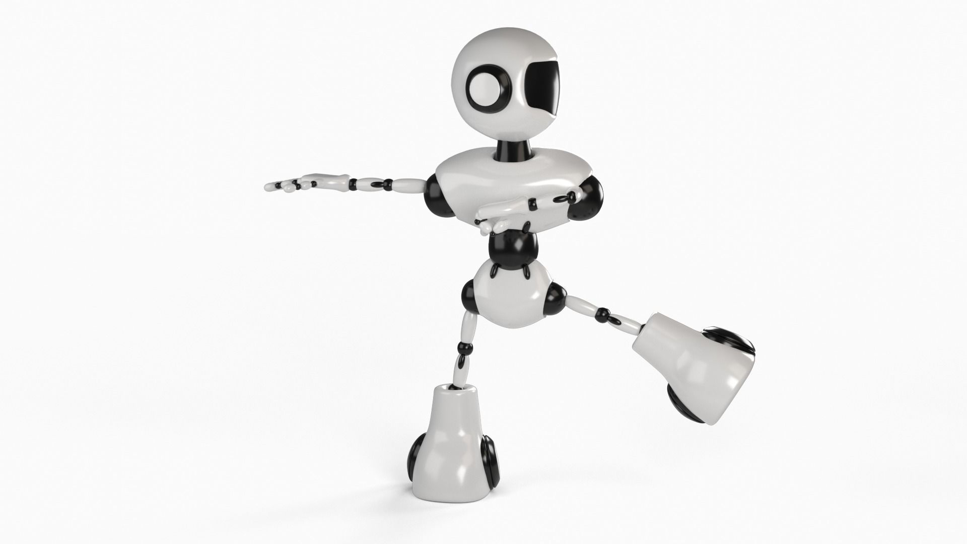 Robot rigged 3D model 3D model | CGTrader