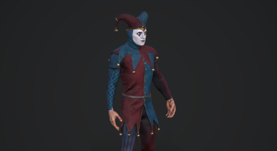 3D Model Collection Medieval Characters Pack 1 VR / AR / low-poly ...