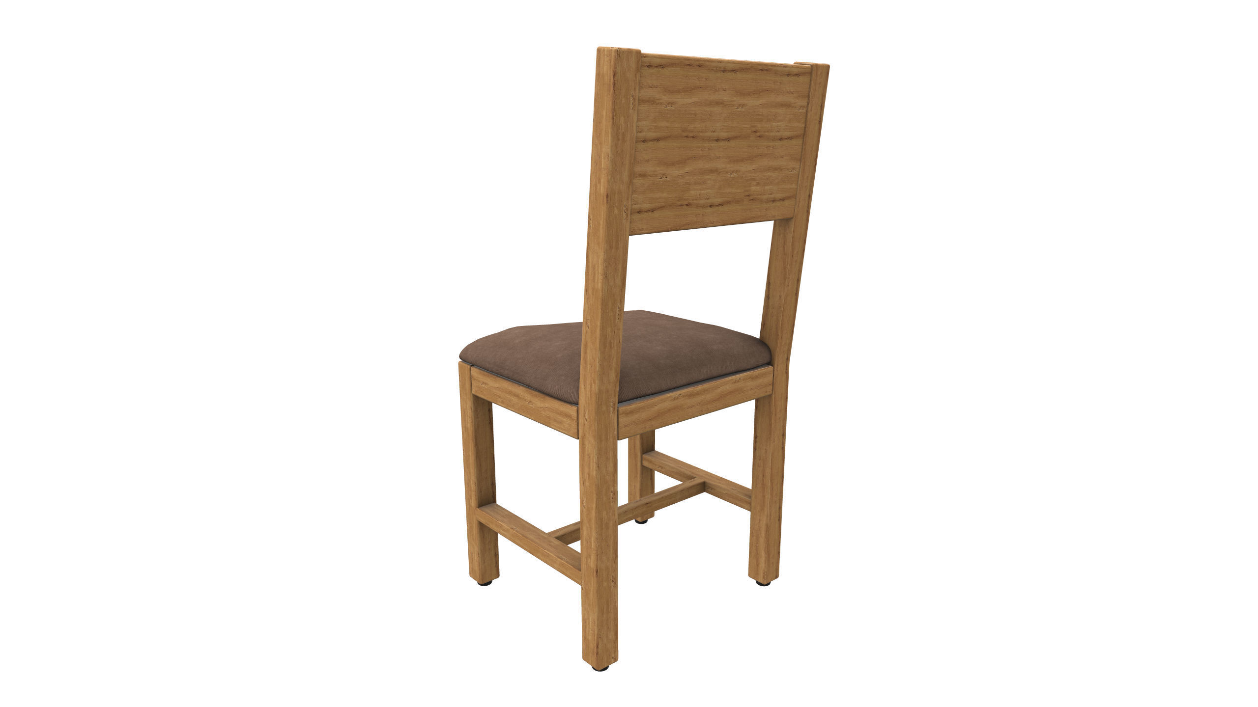 3D model Single Wooden Chair 3D Model VR VR / AR / low-poly | CGTrader