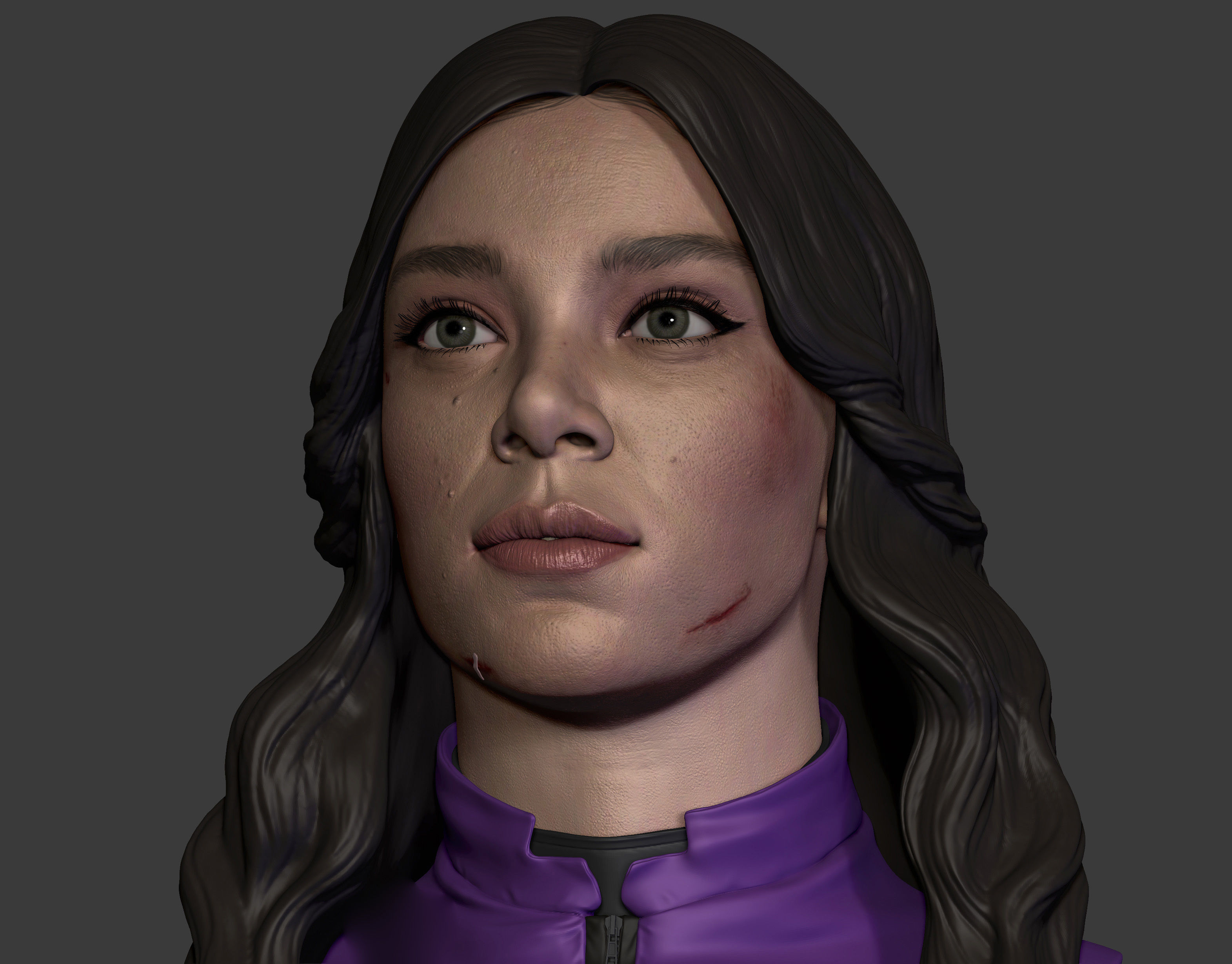 Hailee Steinfeld Head 3D model | CGTrader