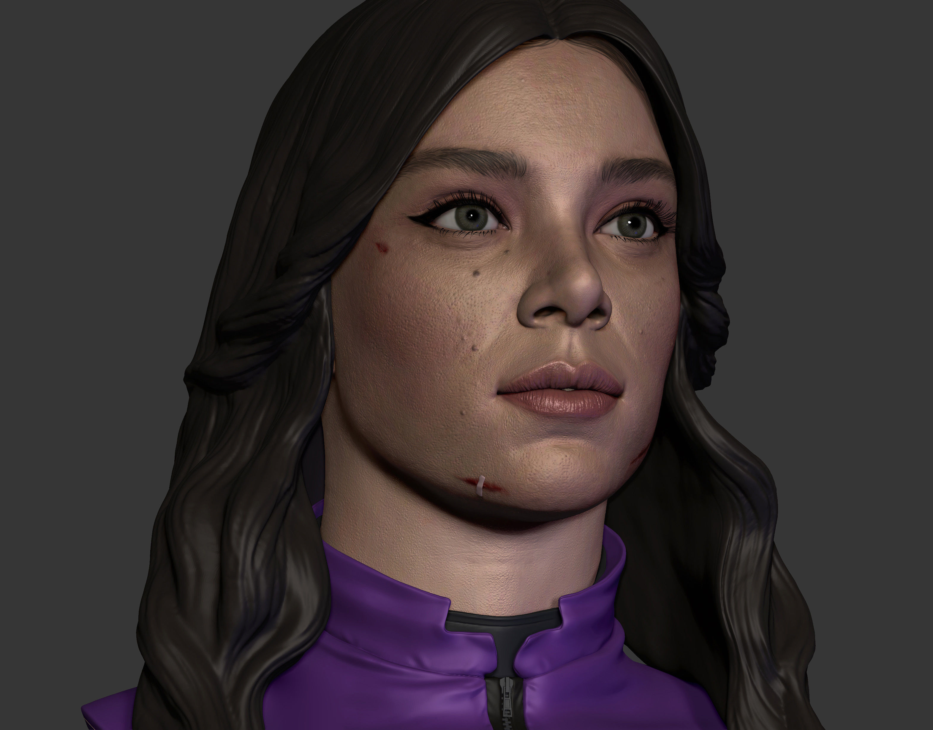 Hailee Steinfeld Head 3D model | CGTrader