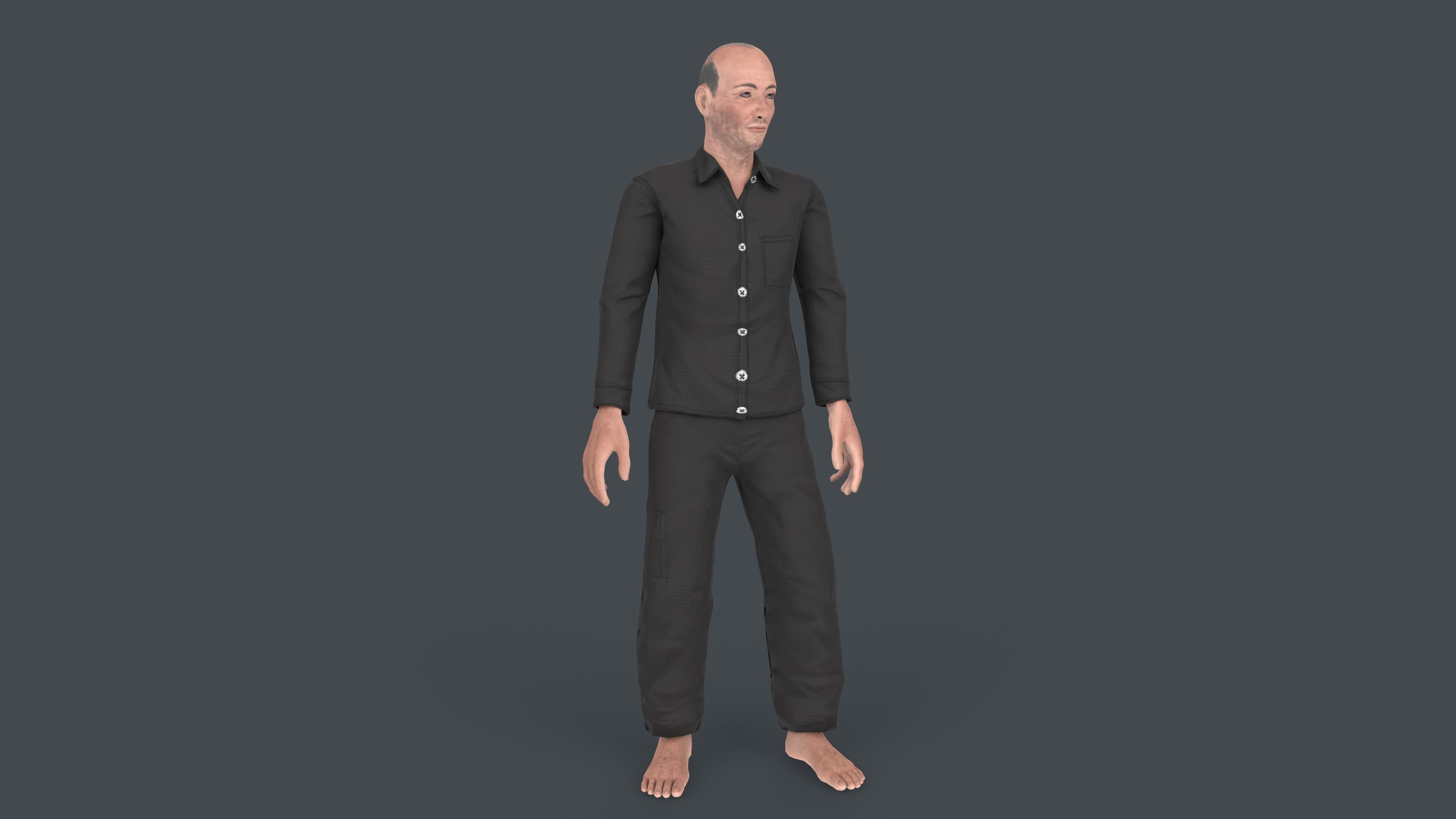 3D model Old Man VR / AR / low-poly | CGTrader