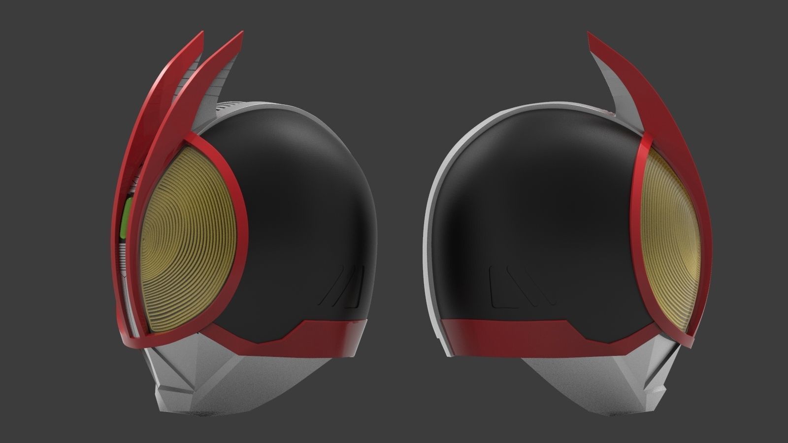 Kamen Rider Faiz Helmet 3D model 3D printable | CGTrader