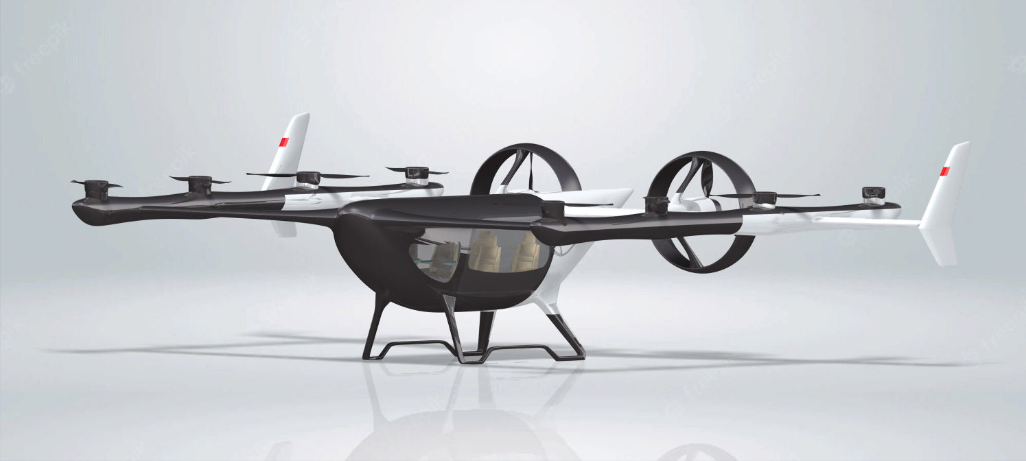 Electric flying car 3D model | CGTrader