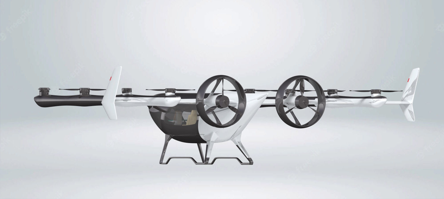 Electric flying car 3D model | CGTrader