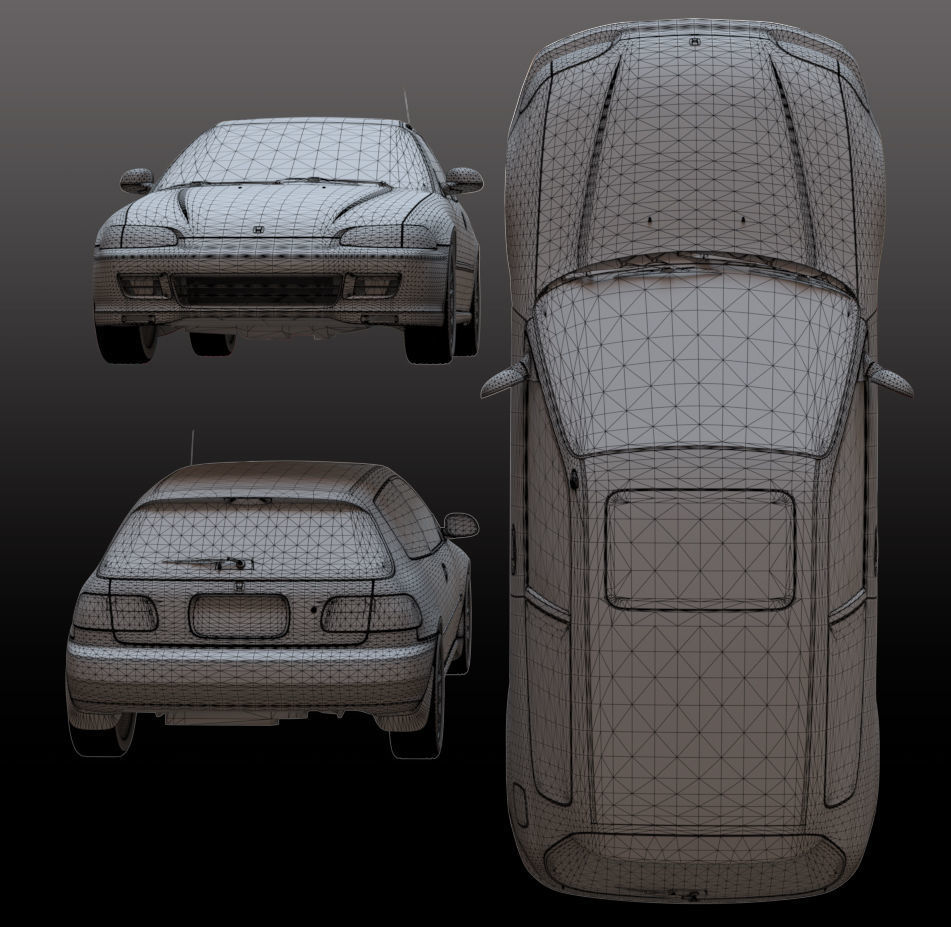 Civic EG6 BEST EVERY MODEL 3D model | CGTrader