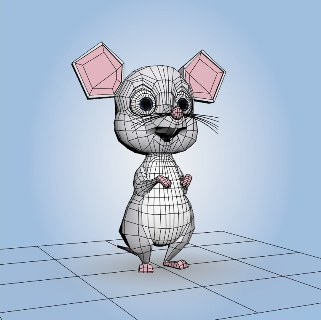 Cartoon Rat 3D model | CGTrader