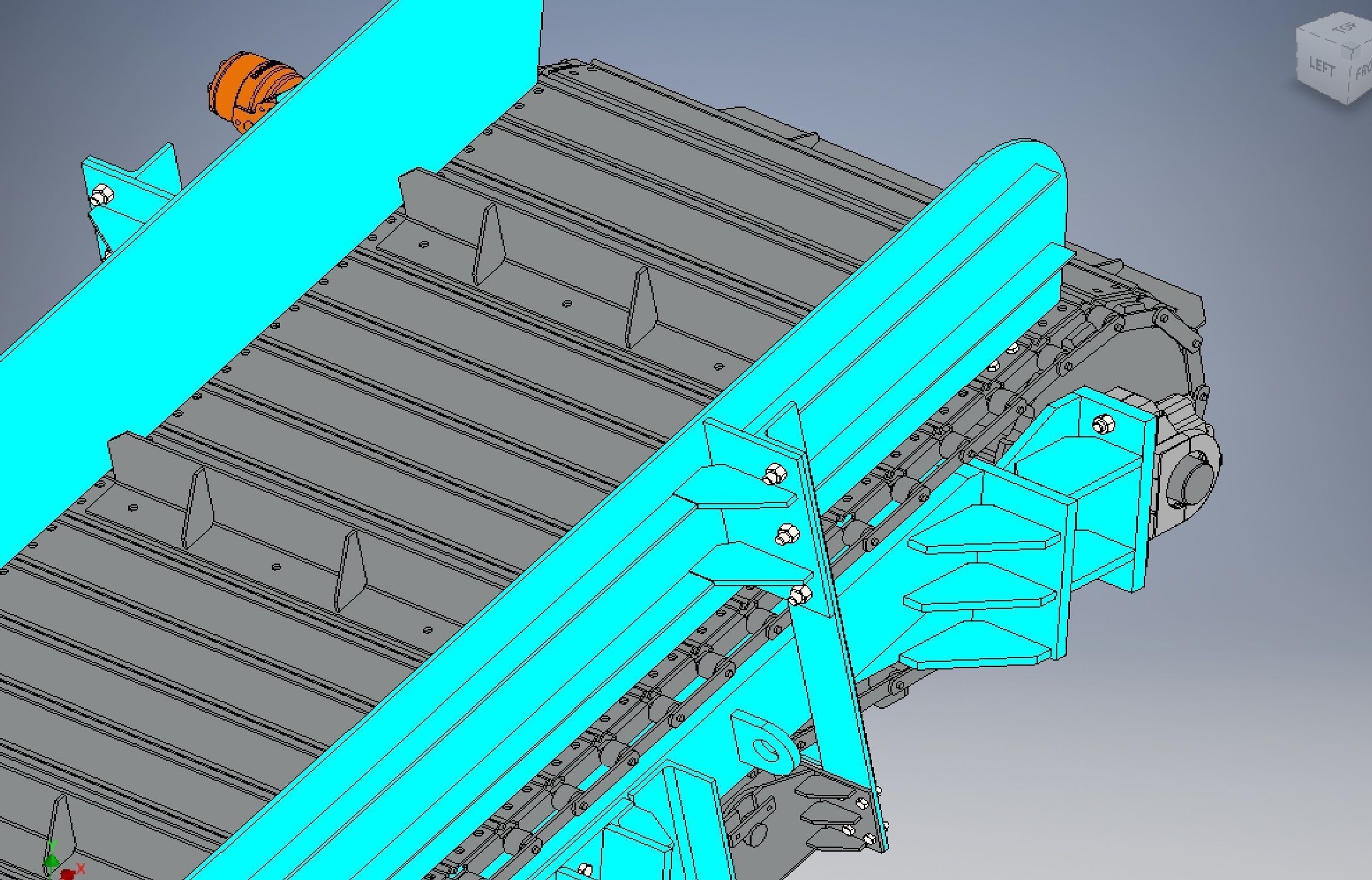 Chain conveyor 3d model 3D model rigged | CGTrader