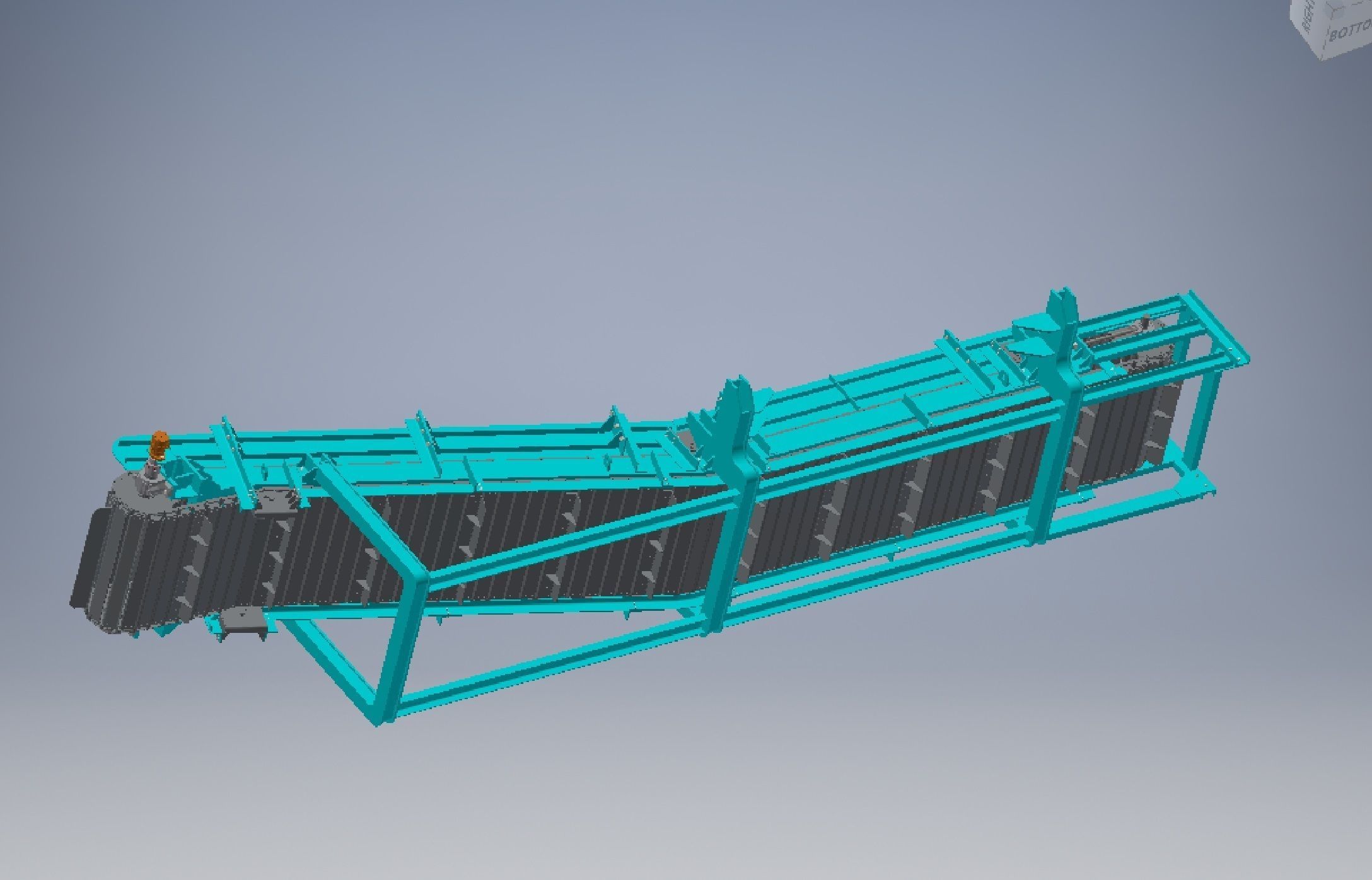 Chain conveyor 3d model 3D model rigged | CGTrader