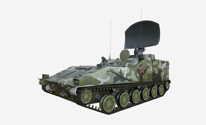 Iron Dove Jammer PGZ-95 MCP Tank free VR / AR / low-poly 3D model ...