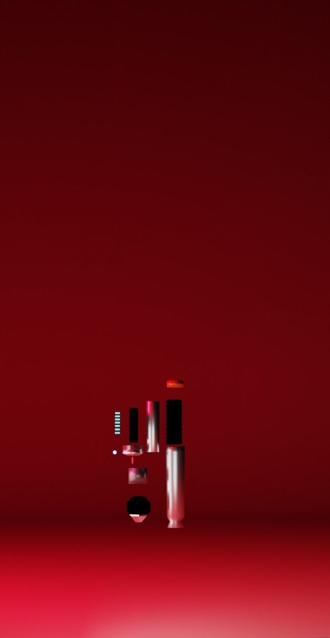 3D model lightSaber choose your color in texture nodes VR / AR / low ...