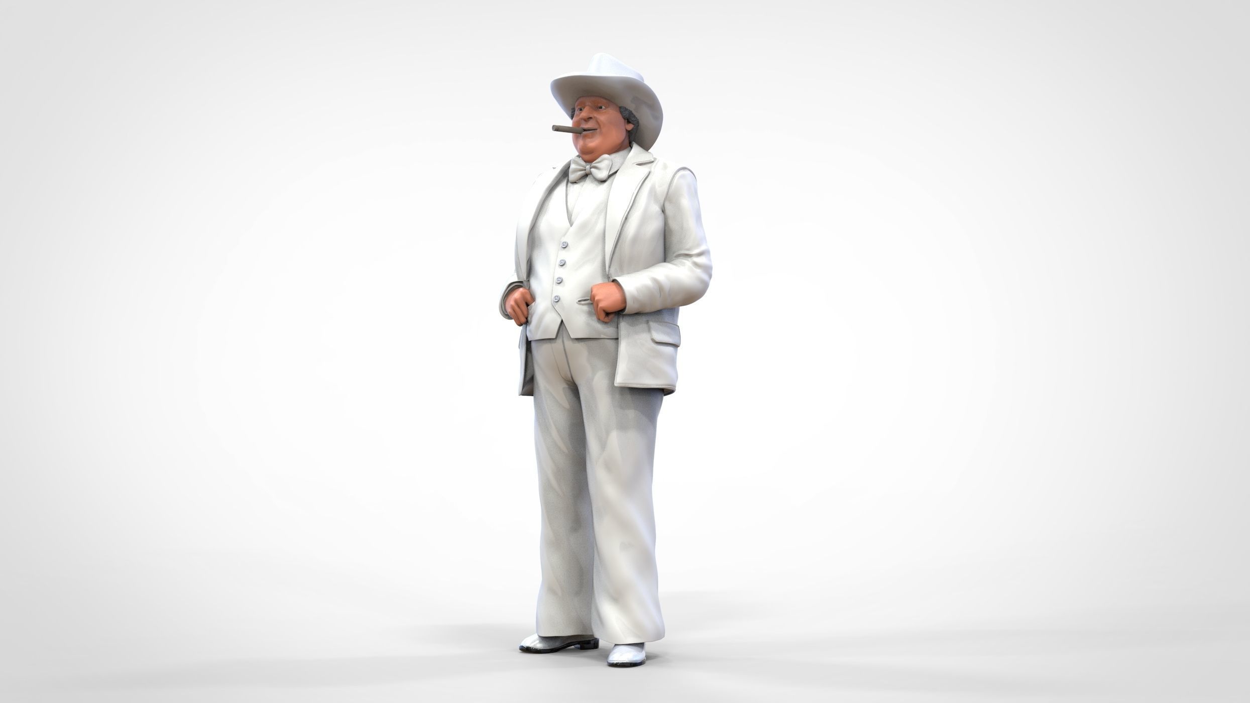 N5 Boss Hogg The Dukes of Hazzard 3D model 3D printable | CGTrader