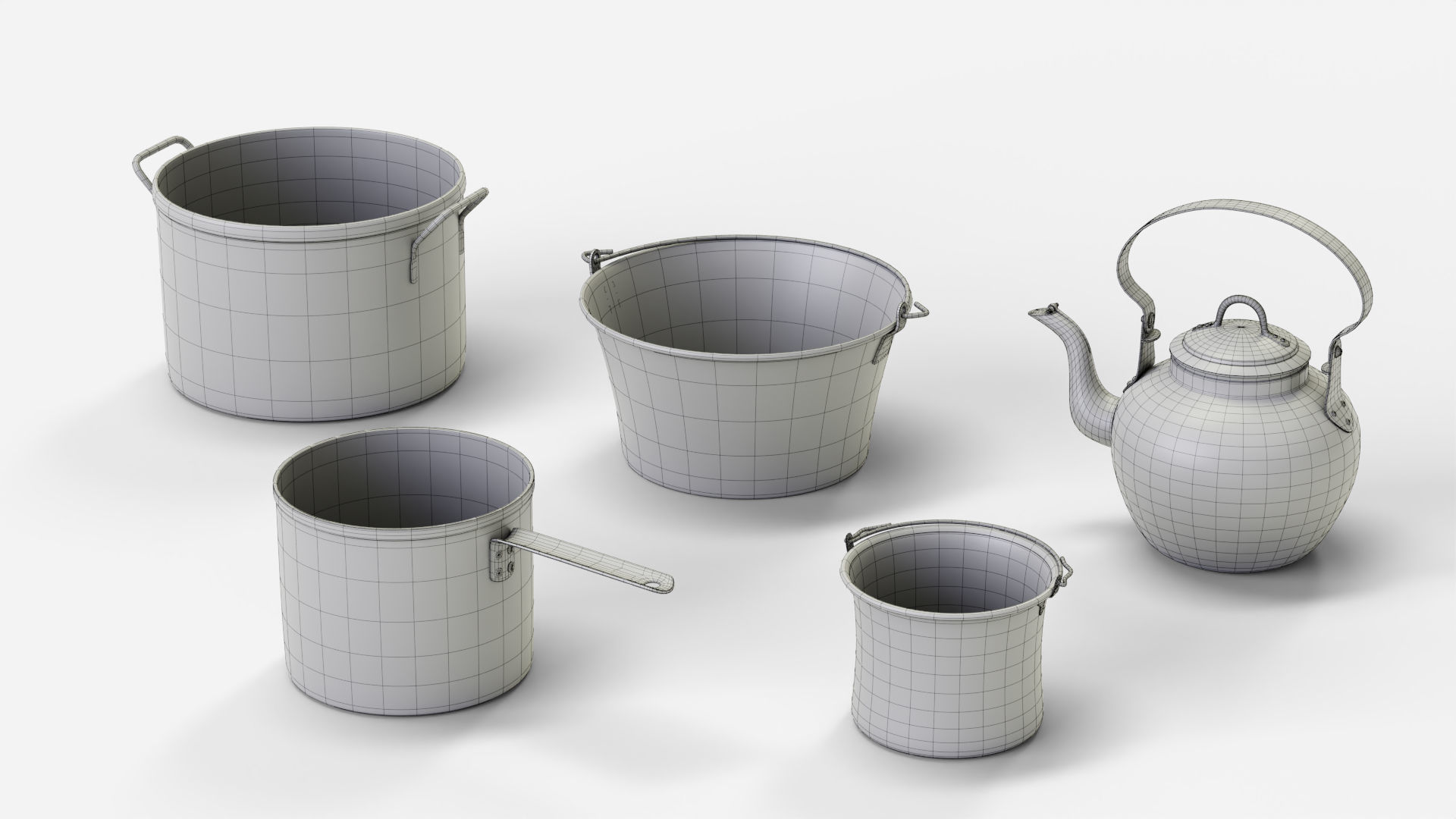 Old Kitchenware Pack 3D model | CGTrader