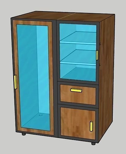 Cupboard 3D model | CGTrader