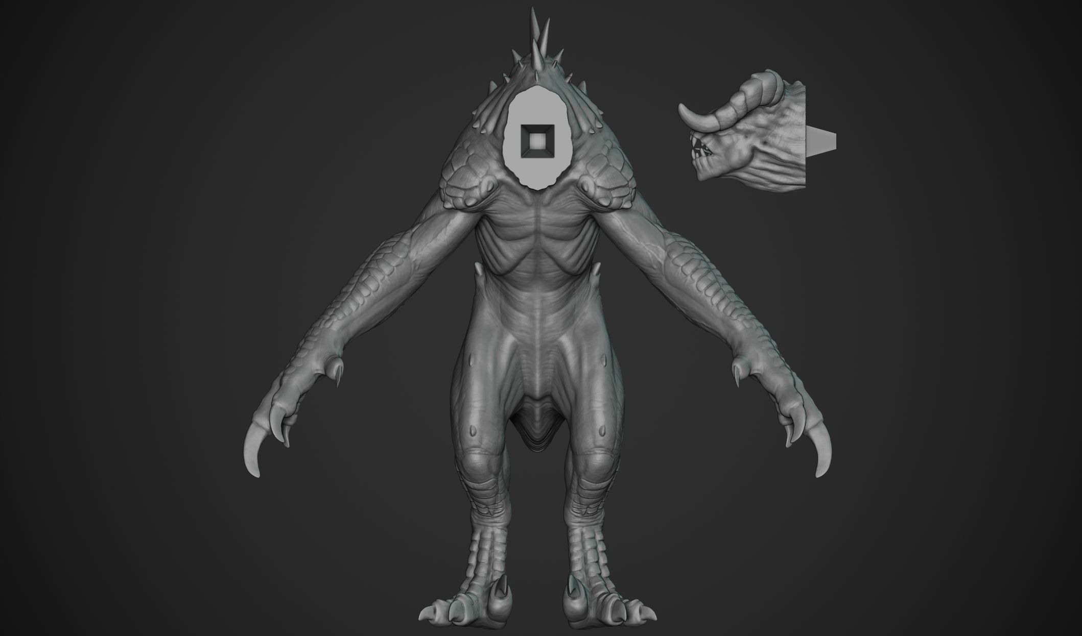 Deathclaw 3d Print model 3D model 3D printable | CGTrader