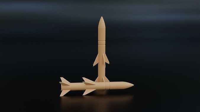 Air Defense Missile 3D model 3D printable | CGTrader
