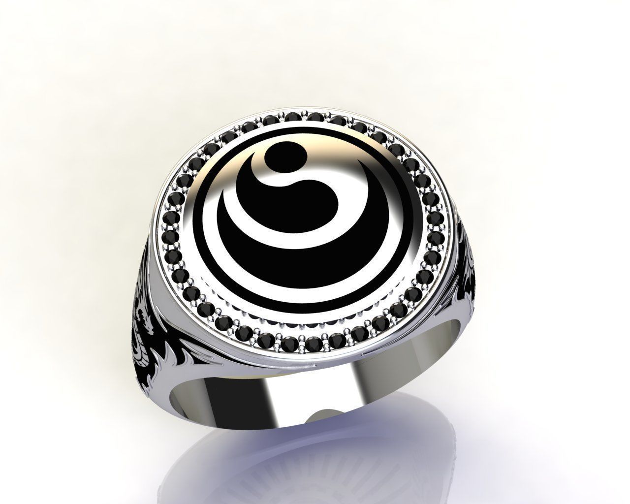 Mens ring STL 3D model 3D printable | CGTrader