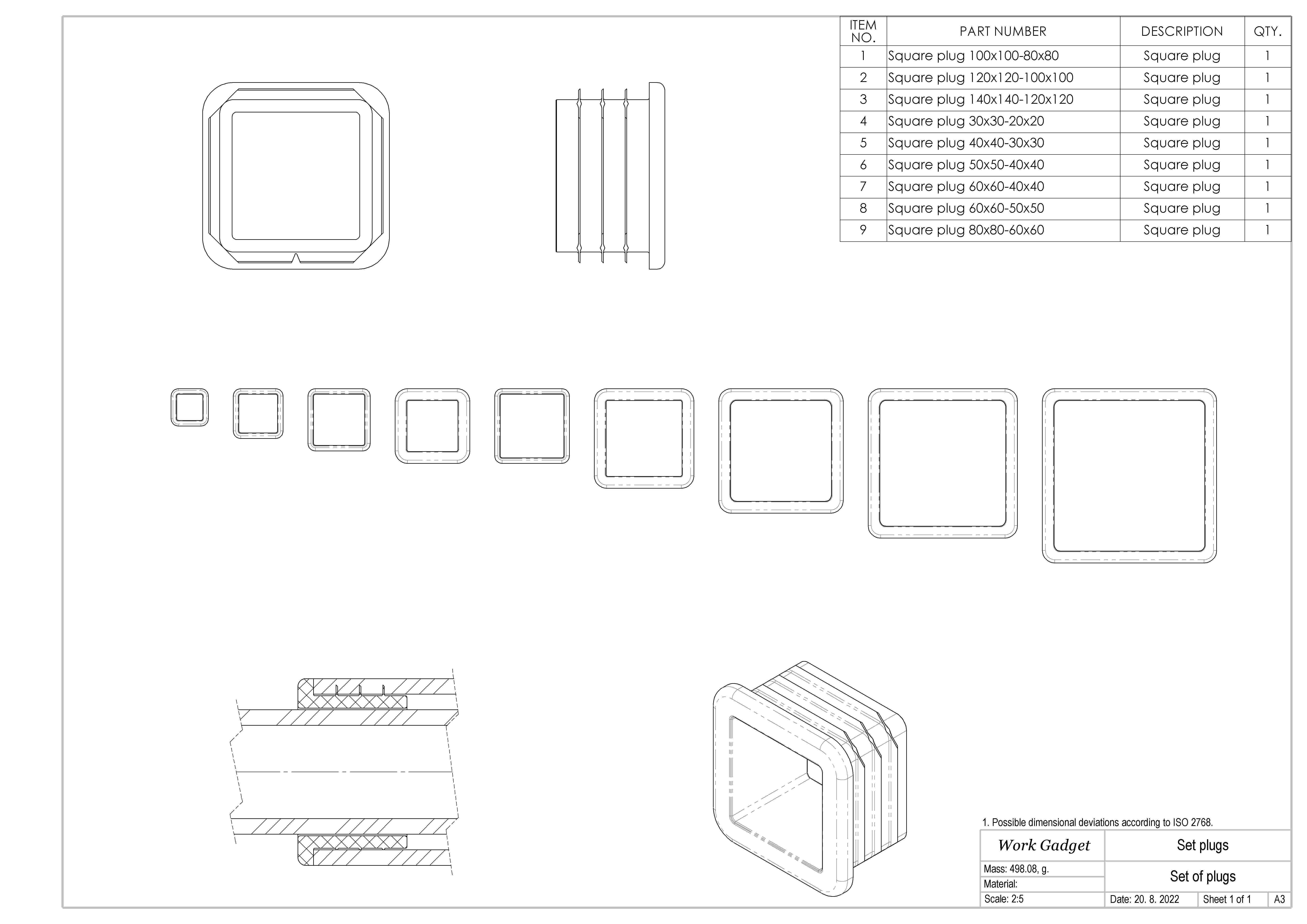 3D model Set of plugs VR / AR / low-poly | CGTrader