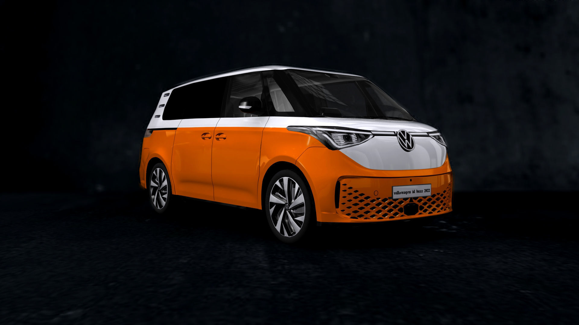 3D model volkswagen id buzz schiebetueren VR / AR / low-poly | CGTrader