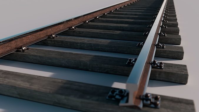 3D model Railtracks 3D Model Railing VR / AR / low-poly | CGTrader